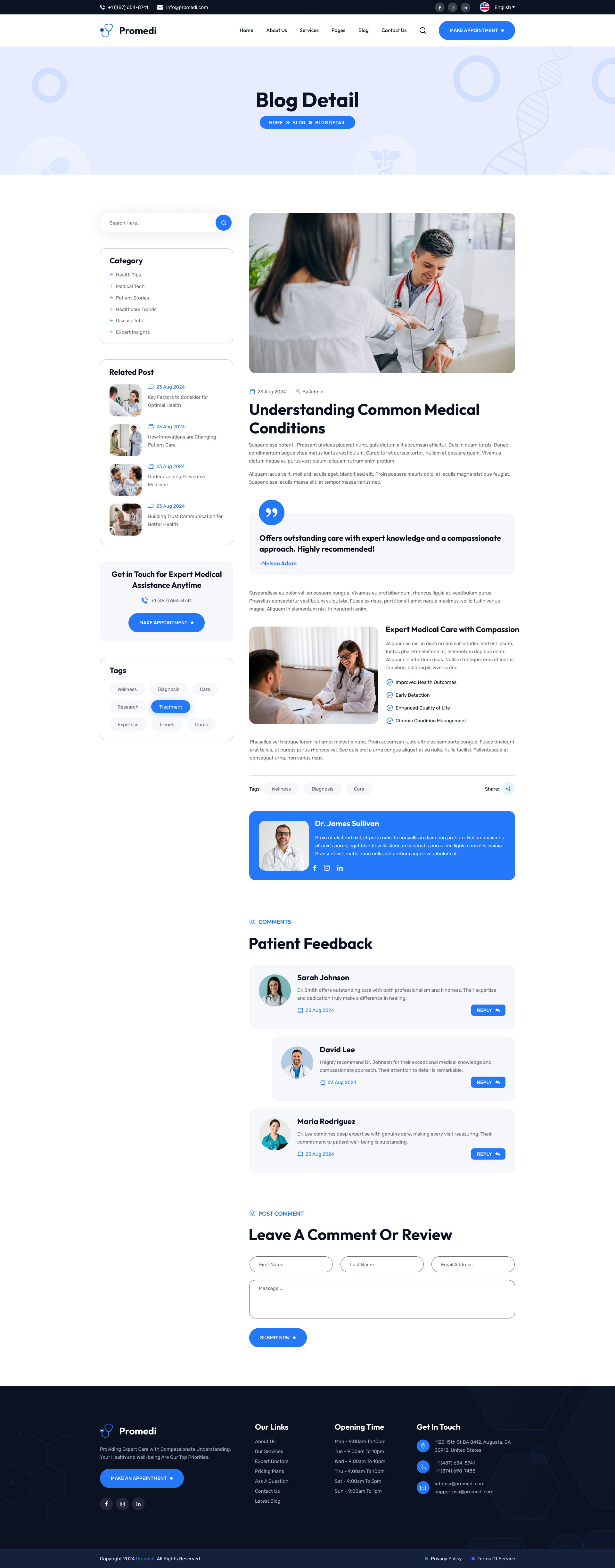 Promedi - Doctor & Health Figma Template by GeekCodeLab | ThemeForest