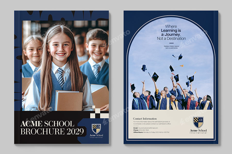 School Brochure Template, Print Templates | GraphicRiver