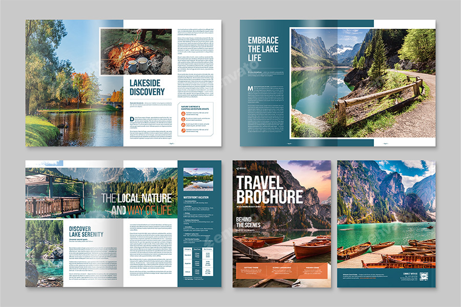 Travel Brochure Template, Print Templates | GraphicRiver