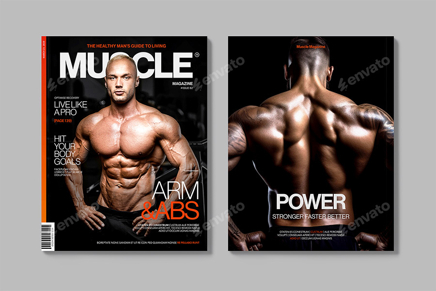 Sport Magazine Template, Print Templates | GraphicRiver