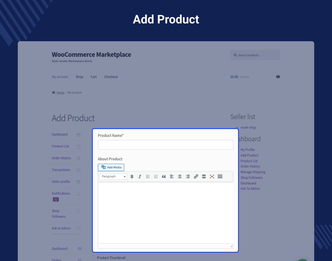 WordPress WooCommerce Multi Vendor Marketplace Plugin by Webkul ...