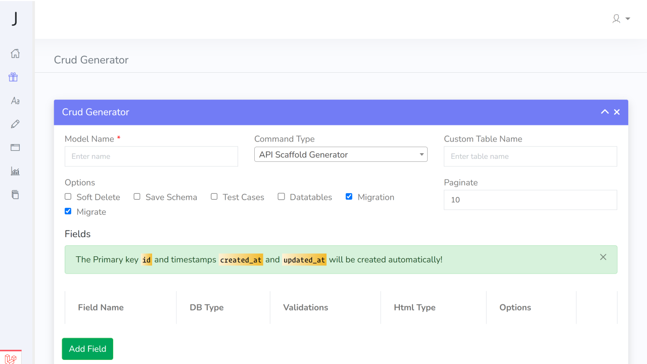 Josh - Laravel Admin Template + Front End + CRUD by jyostna | CodeCanyon