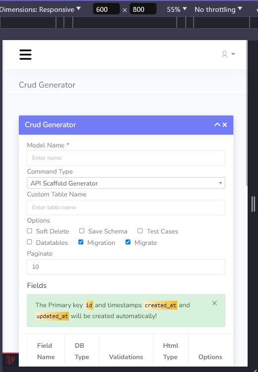 Josh - Laravel Admin Template + Front End + CRUD by jyostna | CodeCanyon