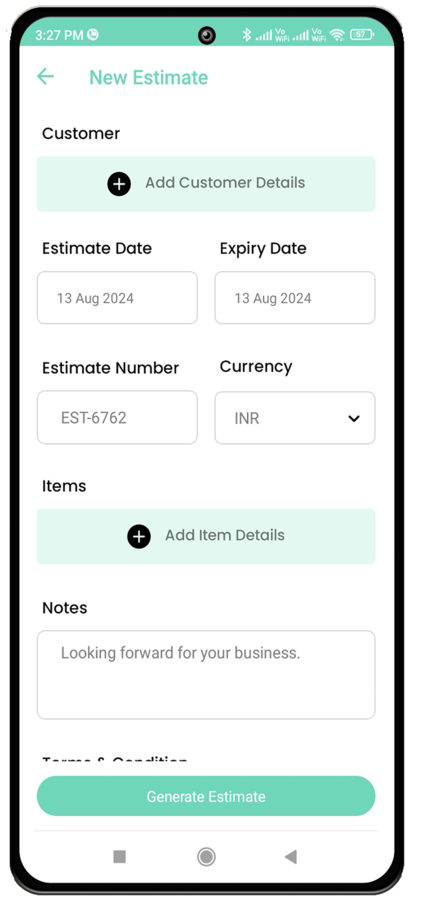 CRM | Task Management | Estimate Generator React Native iOS/Android App ...