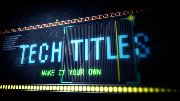 Led Tech Titles, Premiere Pro Templates | VideoHive