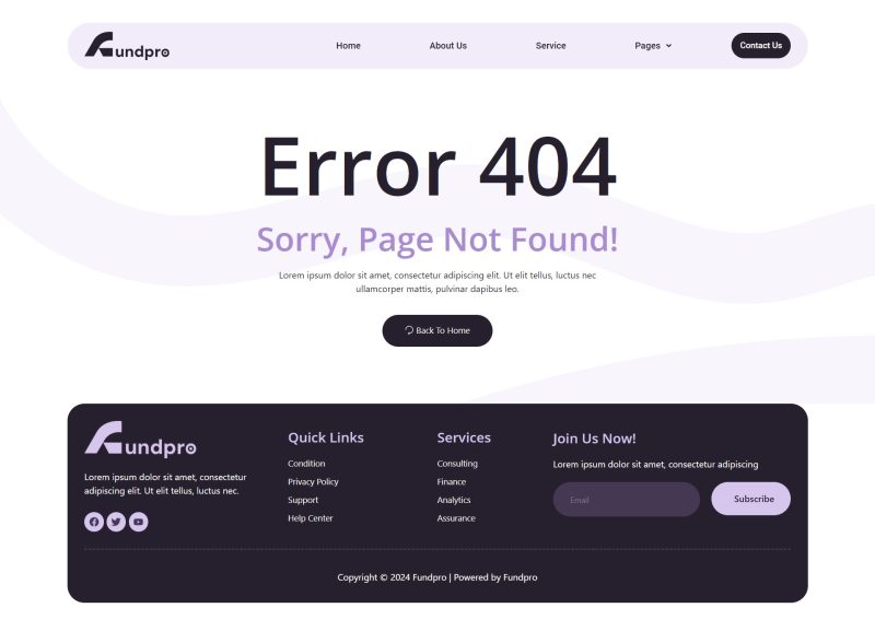 Fundpro - Modern Accounting Firm Elementor Template Kit by Kitpro | ThemeForest