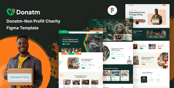 Donatm - Charity & Donation Figma Template by Pixydrops | ThemeForest