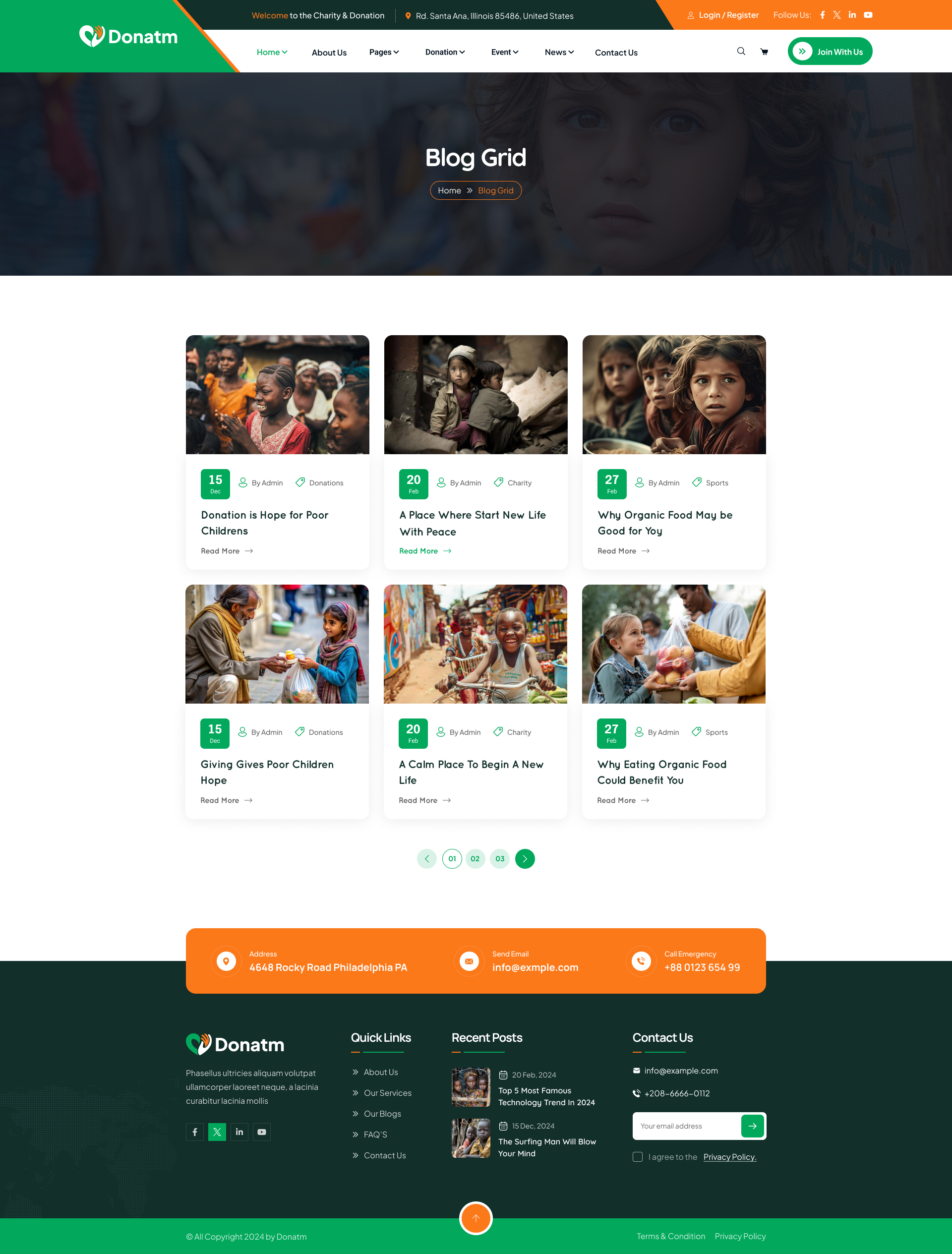 Donatm - Charity & Donation Figma Template by Pixydrops | ThemeForest
