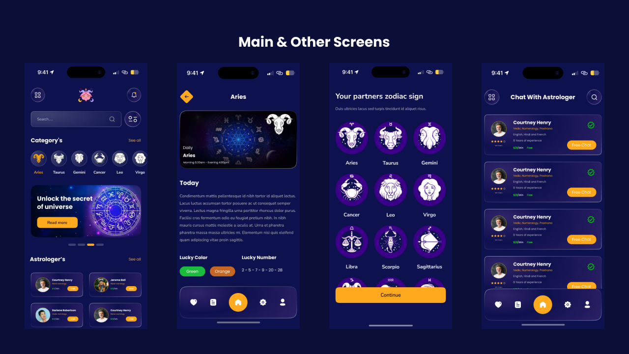StarSync - Astro App React Native Template by codeforge0 | CodeCanyon