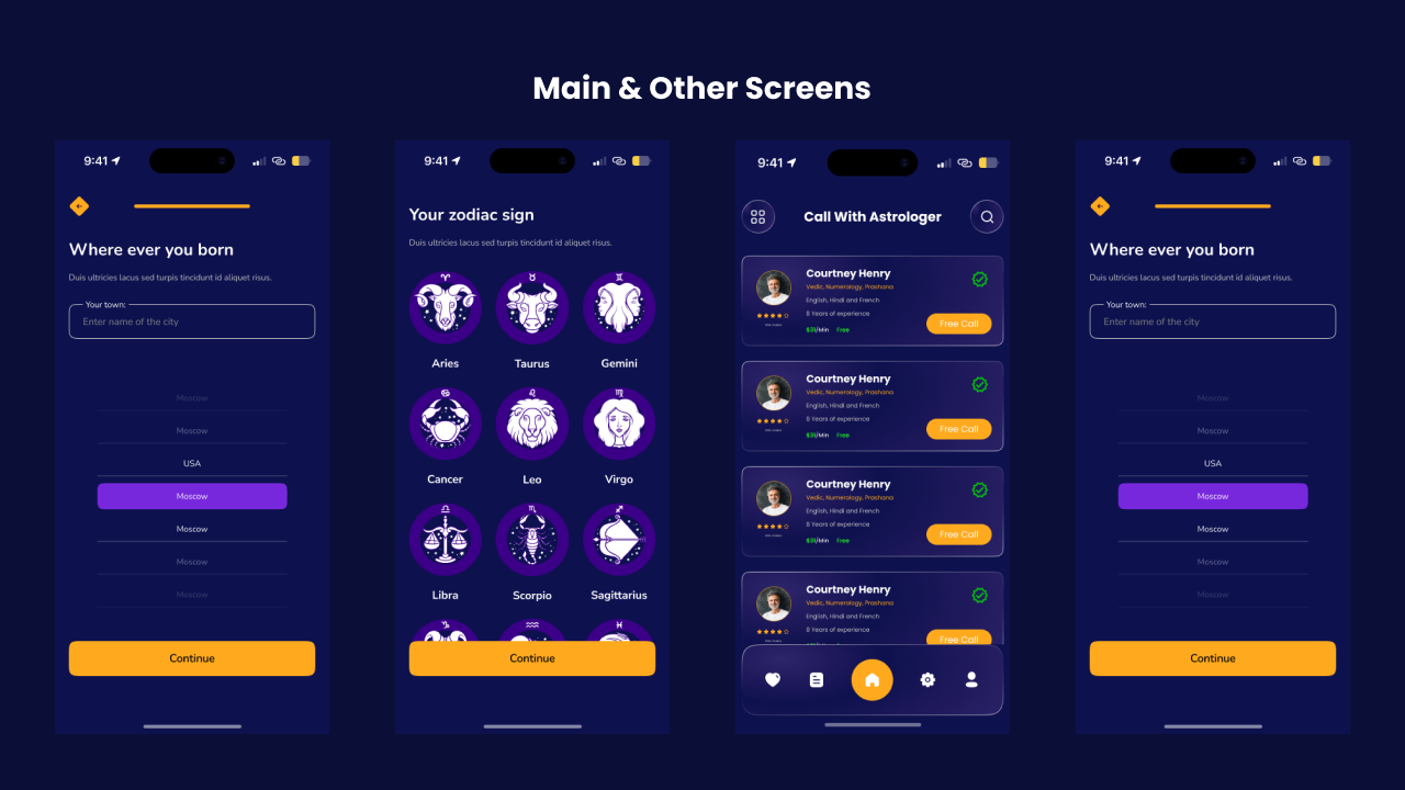 StarSync - Astro App React Native Template by codeforge0 | CodeCanyon