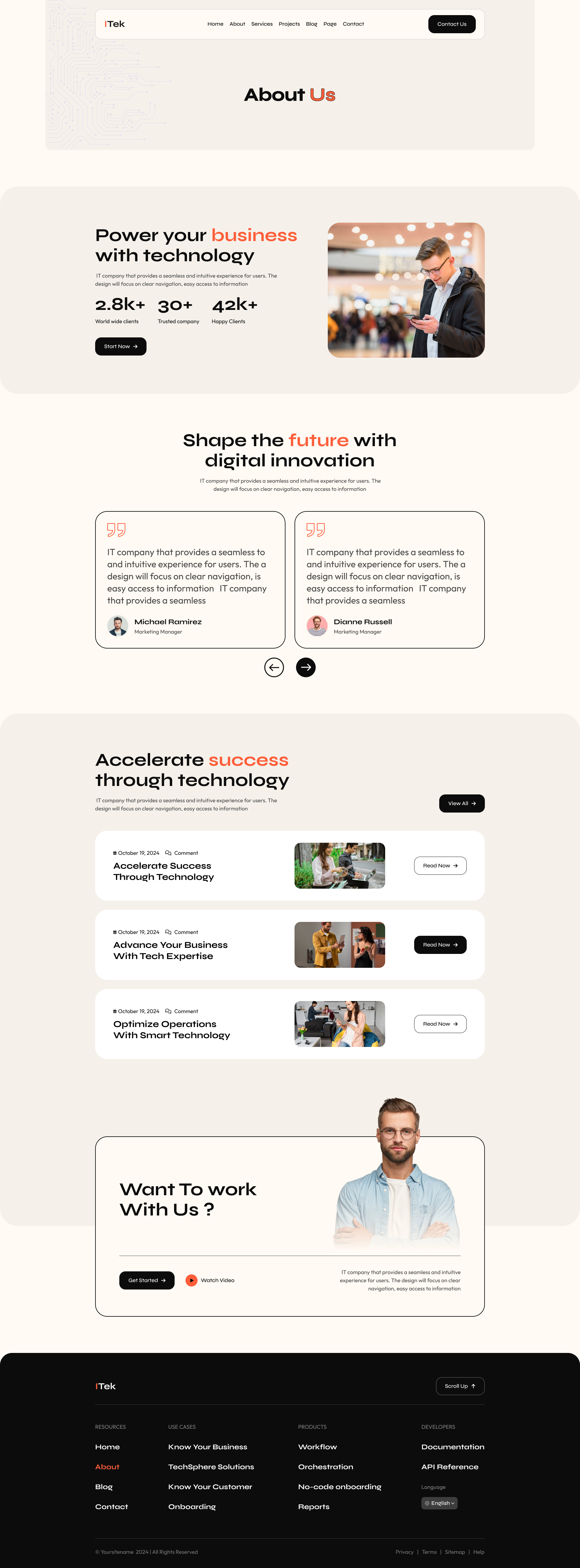 ITek - IT Services & Digital Agency Figma Template by Mugli | ThemeForest