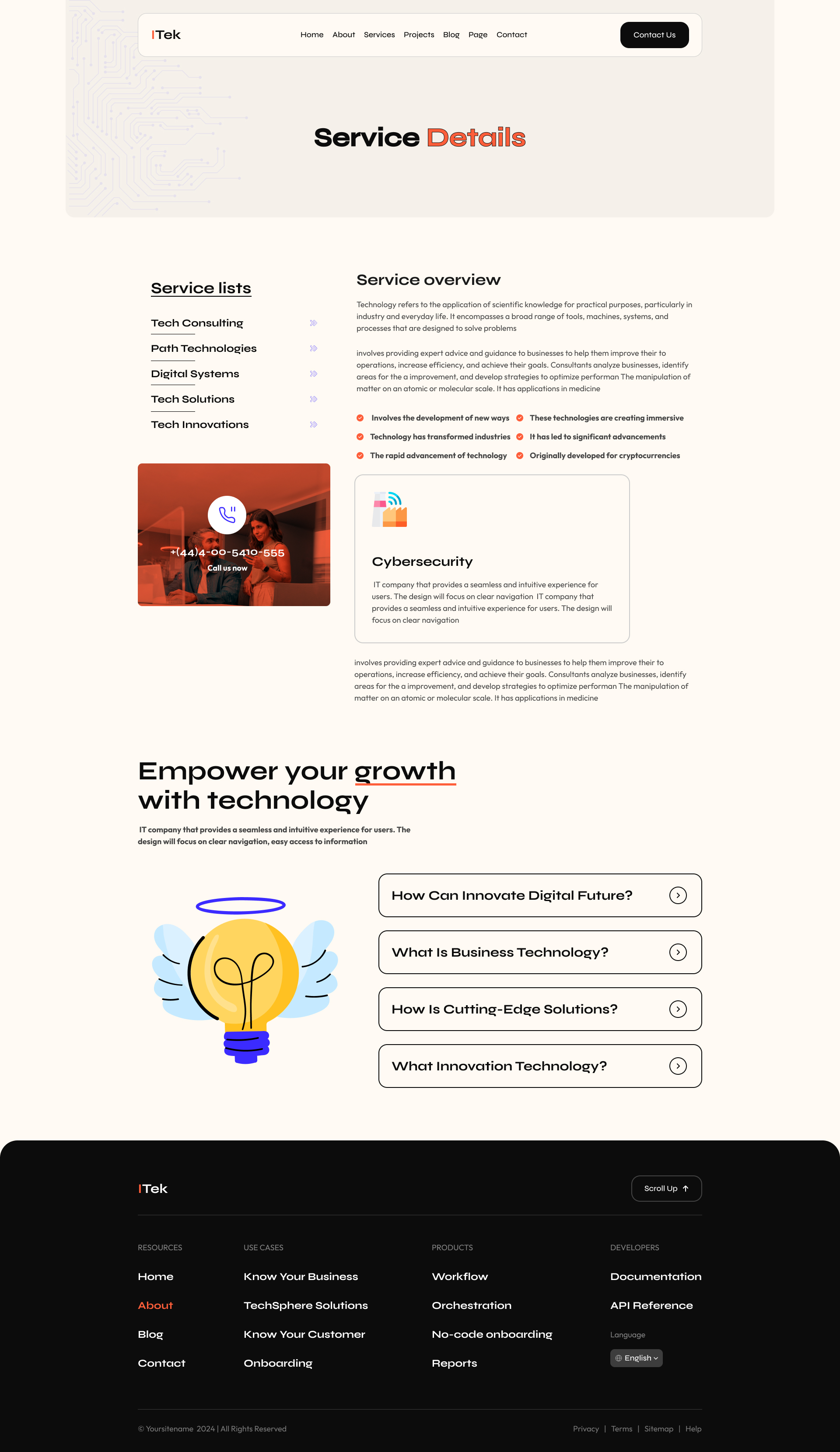 ITek - IT Services & Digital Agency Figma Template by Mugli | ThemeForest
