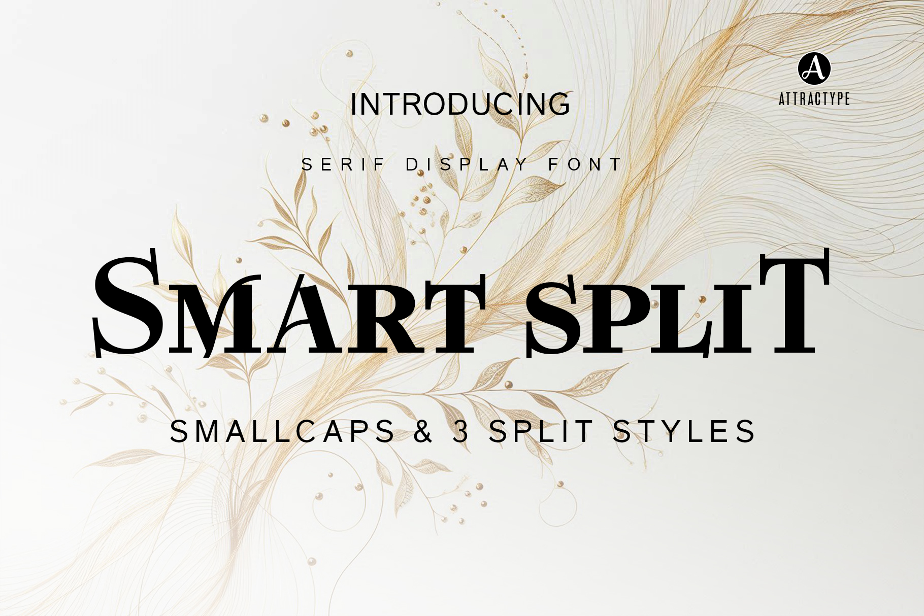 Smart Split - Bold Serif Smallcaps, Fonts | GraphicRiver