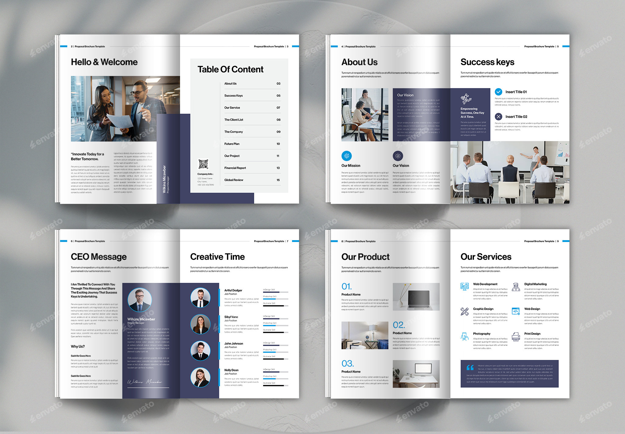 Proposal Brochure Template, Print Templates | GraphicRiver