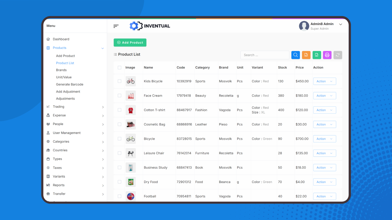 Inventual – Complete POS, Inventory Website and Mobile Flutter App by BDevs