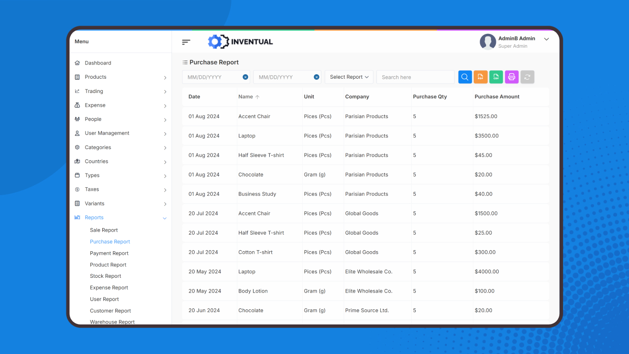 Inventual – Complete POS, Inventory Website and Mobile Flutter App by BDevs