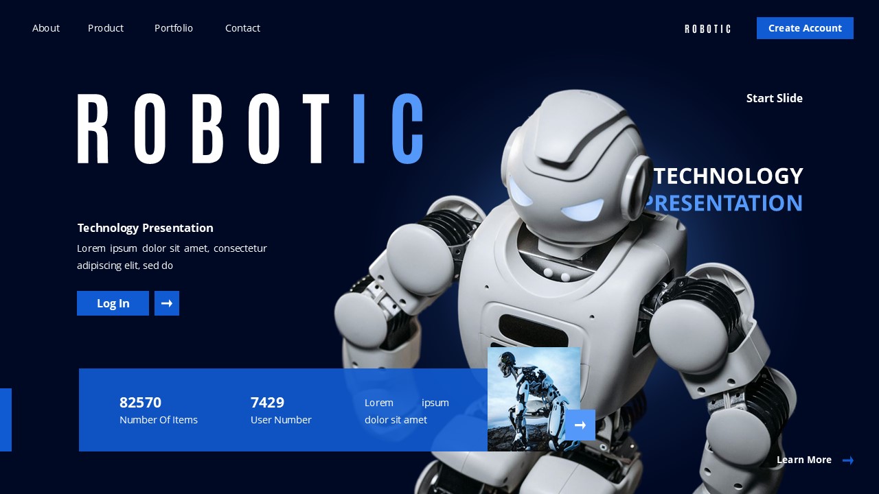 Robotic - Technology Keynote Templates, Presentation Templates ...