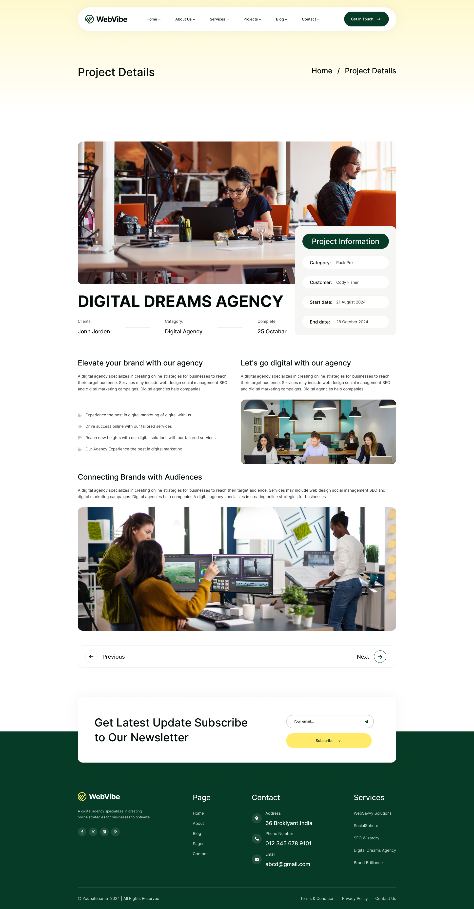 WebVibe - Creative Digital Agency Figma Template by Mugli | ThemeForest