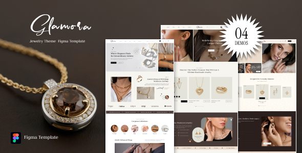 Glamora - Jewelry Store Figma Template by BuddhaThemes | ThemeForest