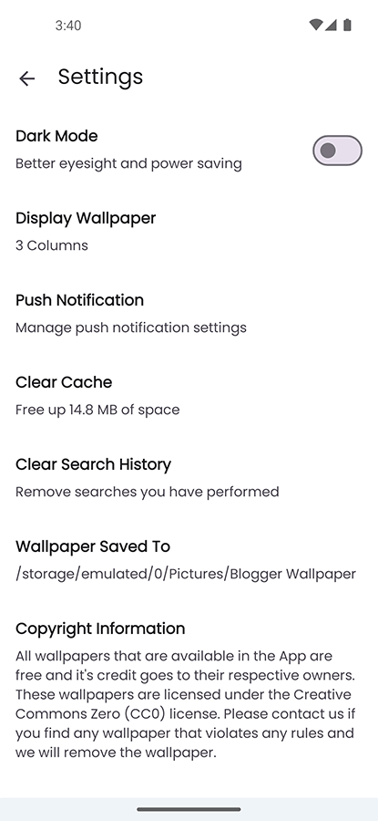 Blogger Wallpaper App - Blogger API v3 by solodroid | CodeCanyon