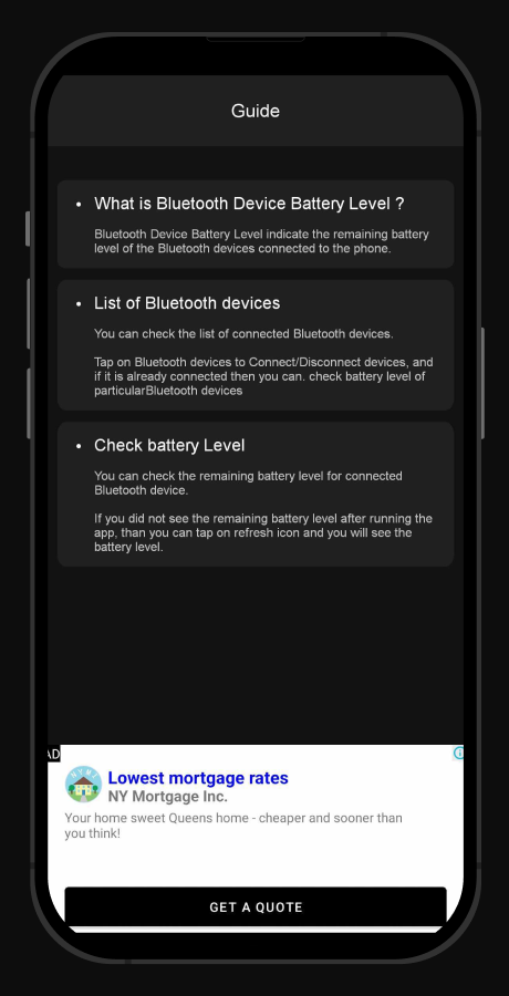 Bluetooth Device Battery Level - Bluetooth Device Manager - Battery ...