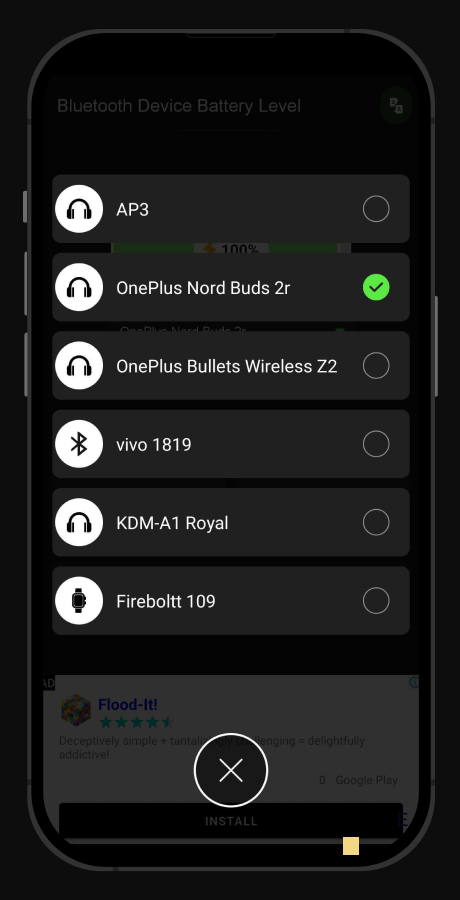 Bluetooth Device Battery Level - Bluetooth Device Manager - Battery ...