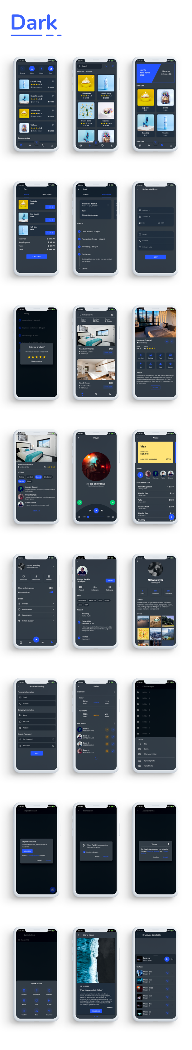 FlutKit - Flutter & Figma UI Kit by coderthemes | CodeCanyon