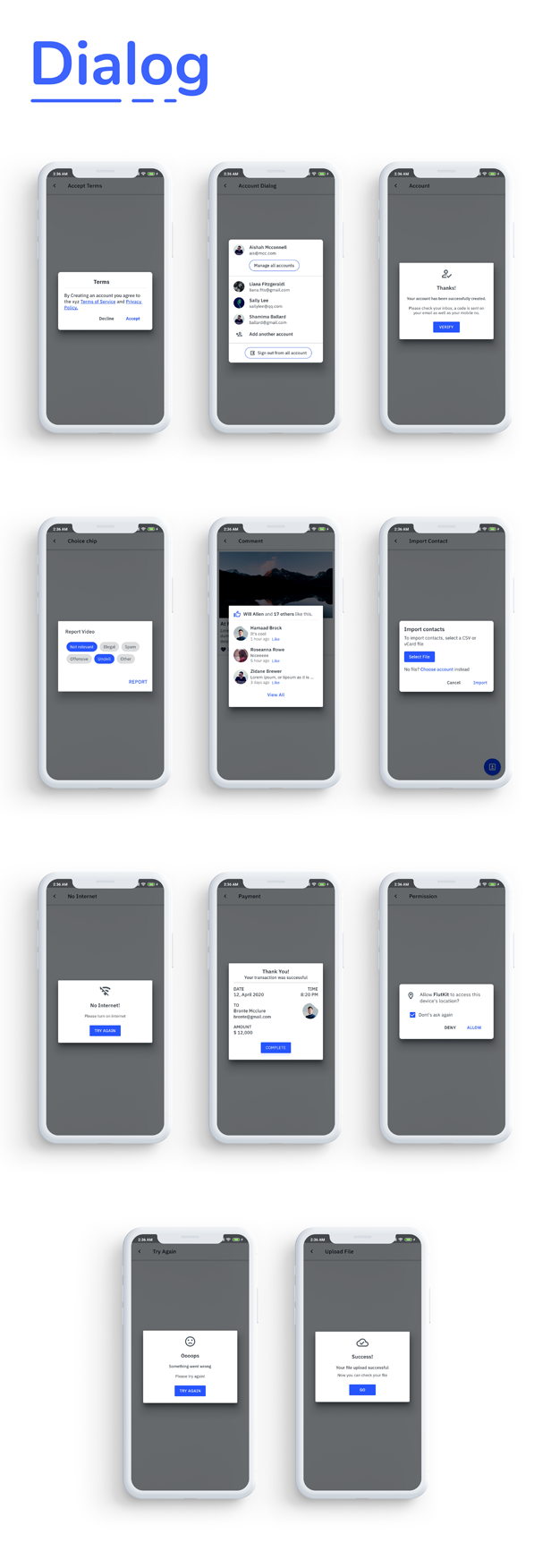 FlutKit - Flutter & Figma UI Kit by coderthemes | CodeCanyon