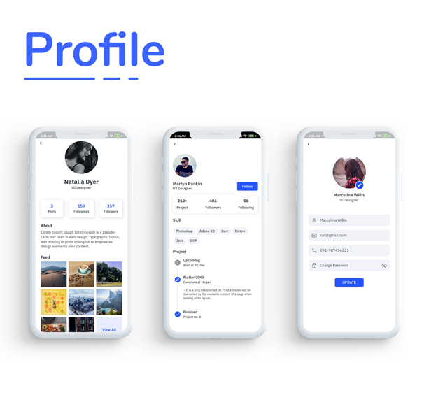 FlutKit - Flutter & Figma UI Kit by coderthemes | CodeCanyon