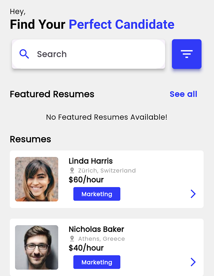 Cariera - WP Job Manager Flutter App by gnodesign | CodeCanyon