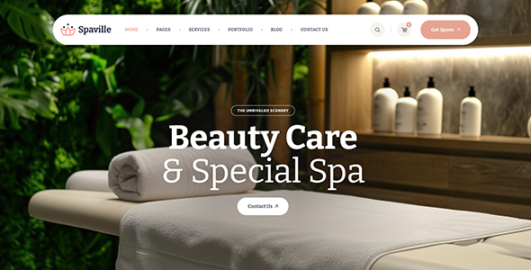 Spaville - Spa and Beauty WordPress Theme by themeStek | ThemeForest