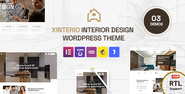 Xinterio - Interior Design WordPress Theme + RTL by themeStek | ThemeForest