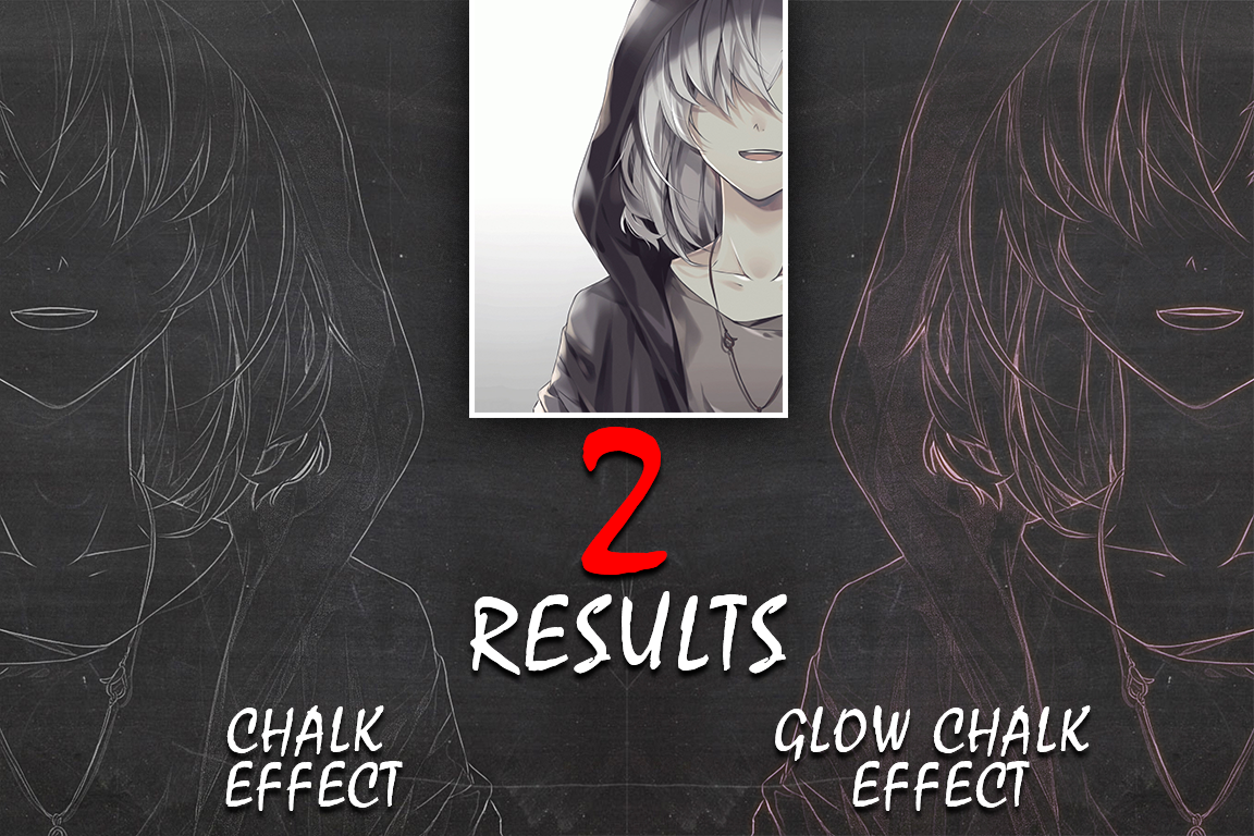 Chalk Effect Photoshop Actions, Add-ons | GraphicRiver