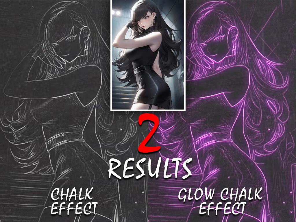 Chalk Effect Photoshop Actions, Add-ons | GraphicRiver