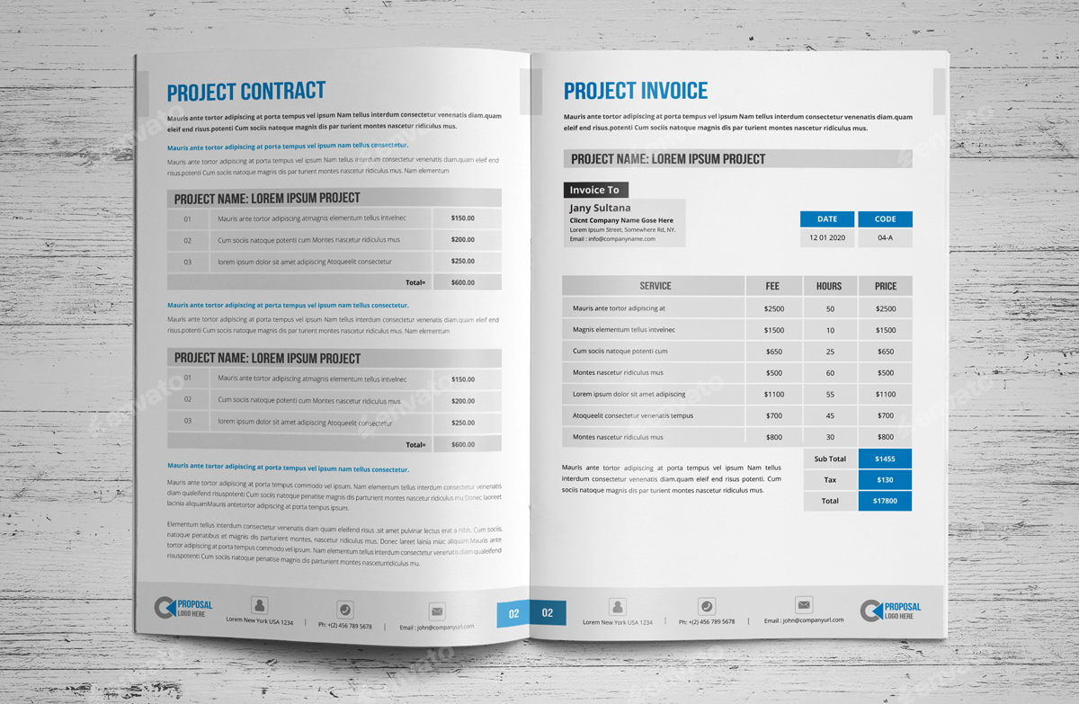Project Proposal InDesign Template v3, Print Templates | GraphicRiver
