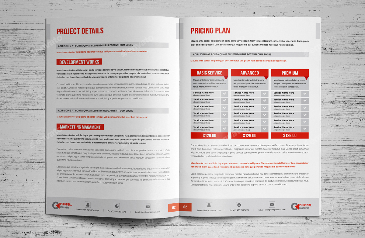 Project Proposal InDesign Template v3, Print Templates | GraphicRiver