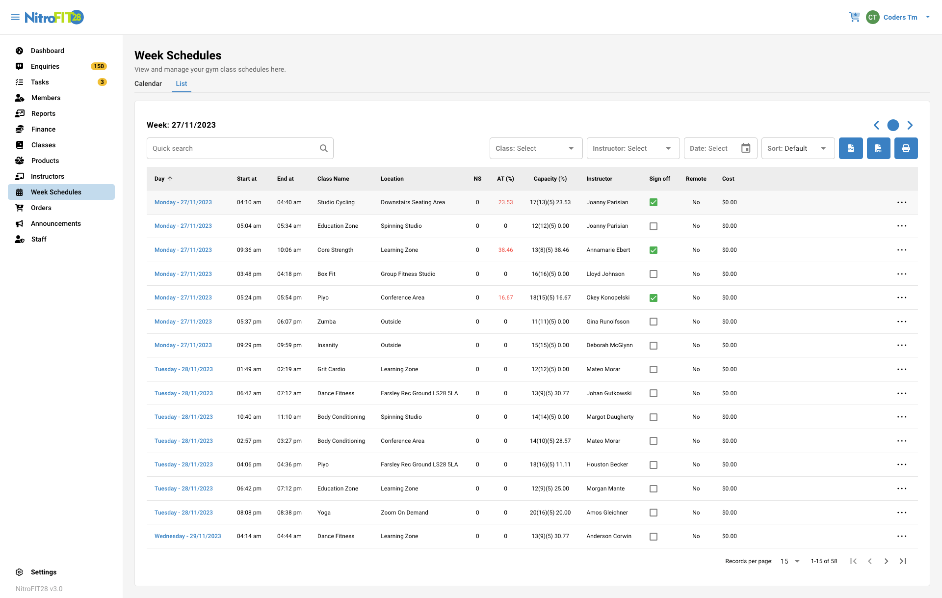 NitroFIT28 | Fitness & Gym Management System by coderstm | CodeCanyon