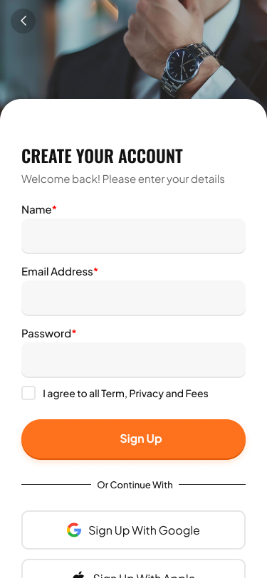 FastClock - React Native CLI eCommerce Mobile App Template by DexignZone