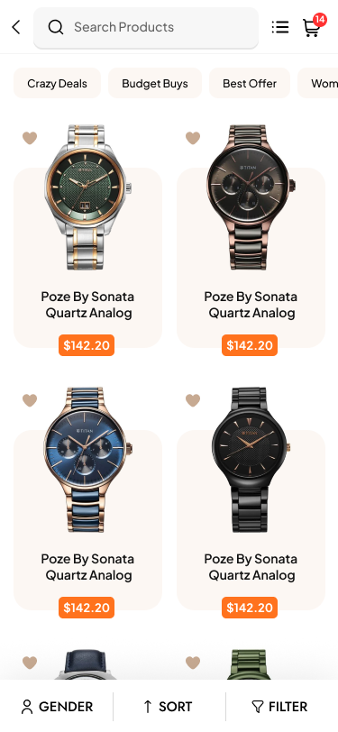 FastClock - React Native CLI eCommerce Mobile App Template by DexignZone