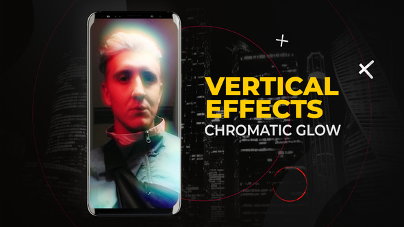 Vertical Chromatic Glow Effects | After Effects, After Effects Project ...
