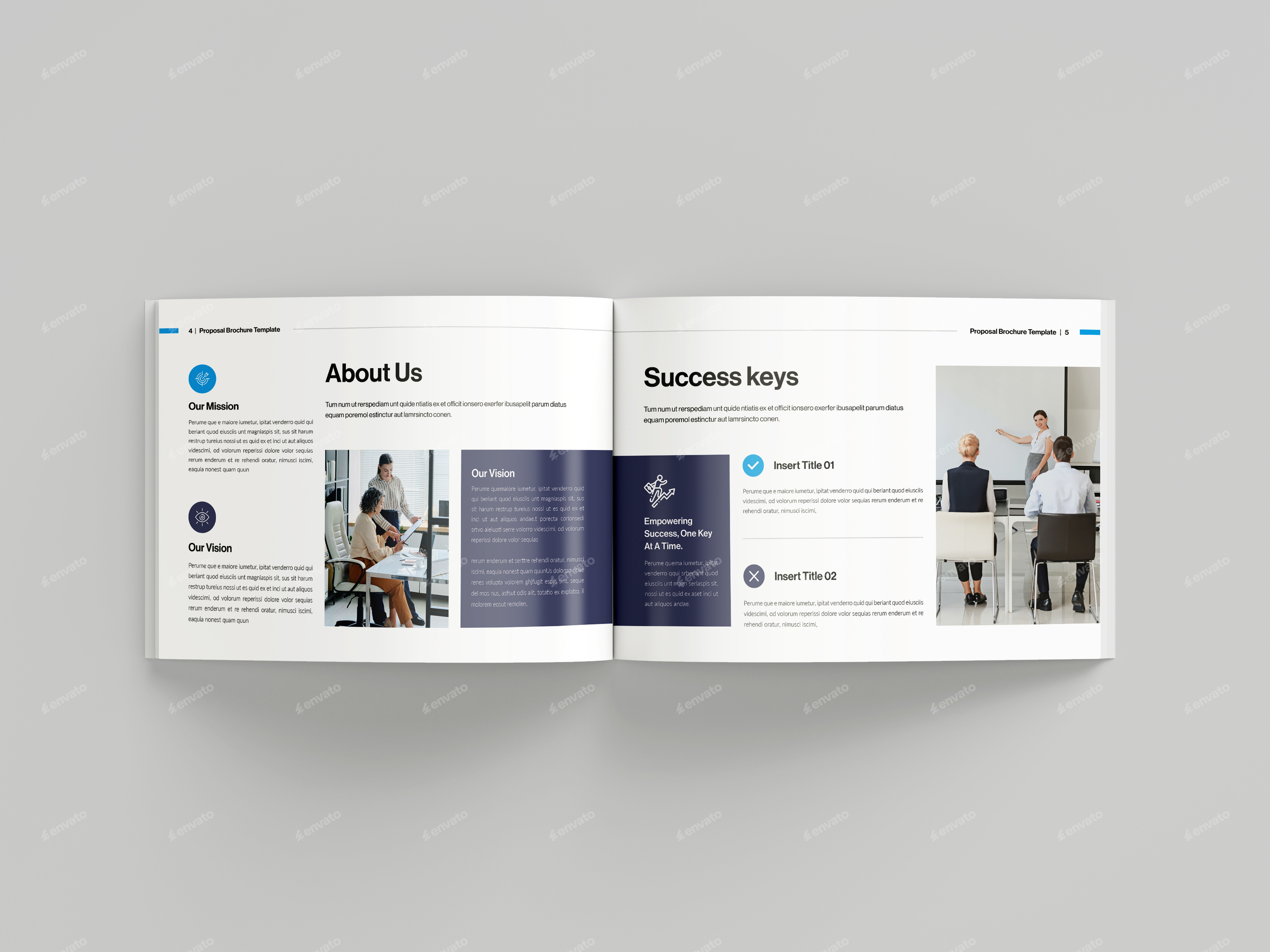 Proposal Brochure Template Landscape, Print Templates | GraphicRiver