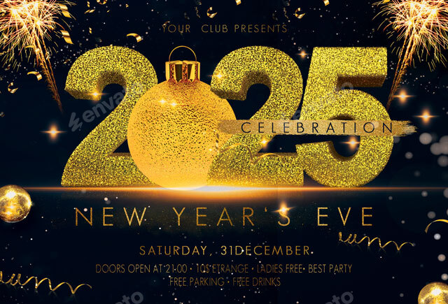 New Year, Print Templates | GraphicRiver