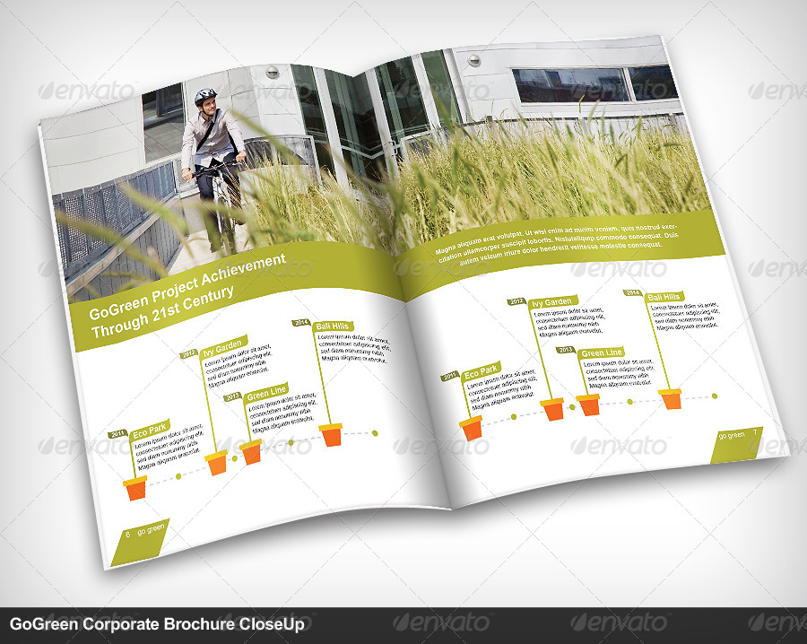 GoGreen Corporate Brochure, Print Templates | GraphicRiver