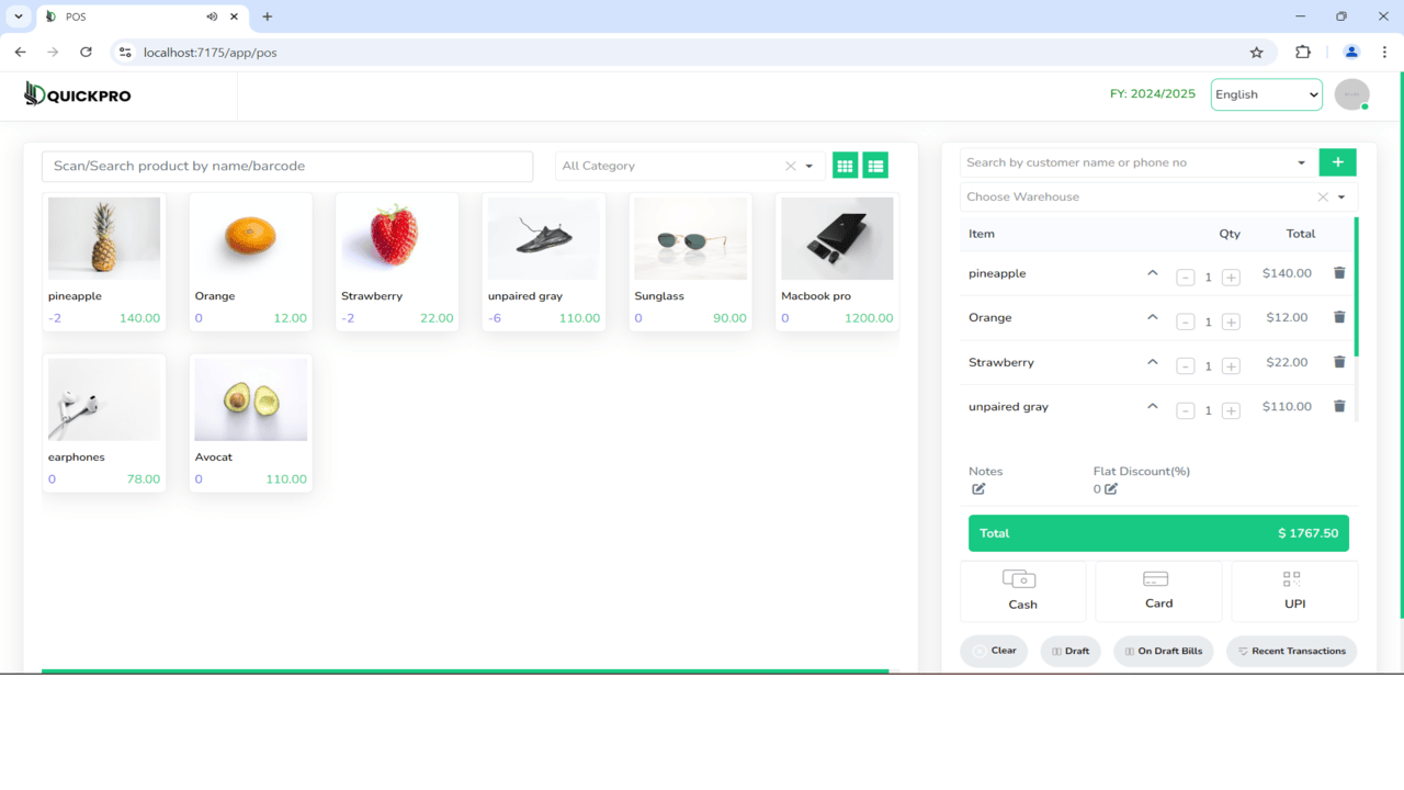 QuickPro - Advancce Billing & Accounting Software by DreamerITSolution