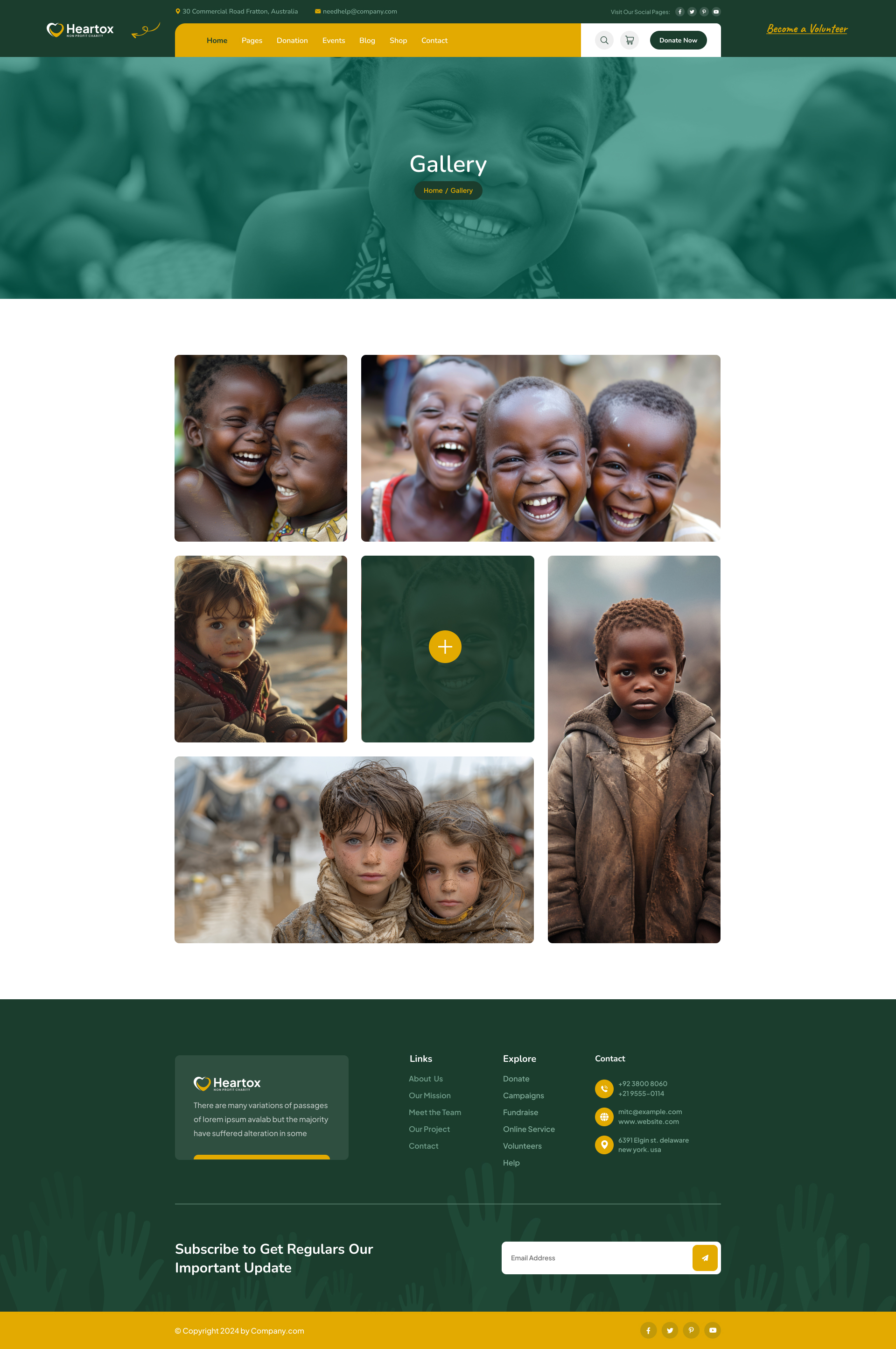 Heartox - Non Profit Charity Figma Template by Pixydrops | ThemeForest