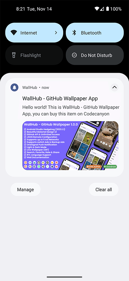 WallHub - GitHub Wallpaper App - GitHub API by solodroid | CodeCanyon
