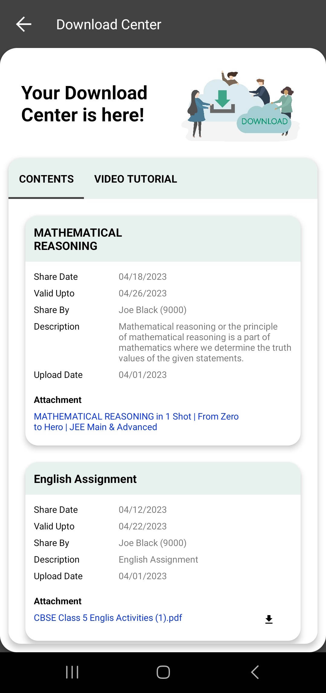 Smart School Android App - Mobile Application for Smart School by QDOCS