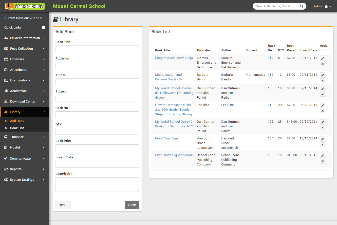 Smart School : School Management System by QDOCS | CodeCanyon