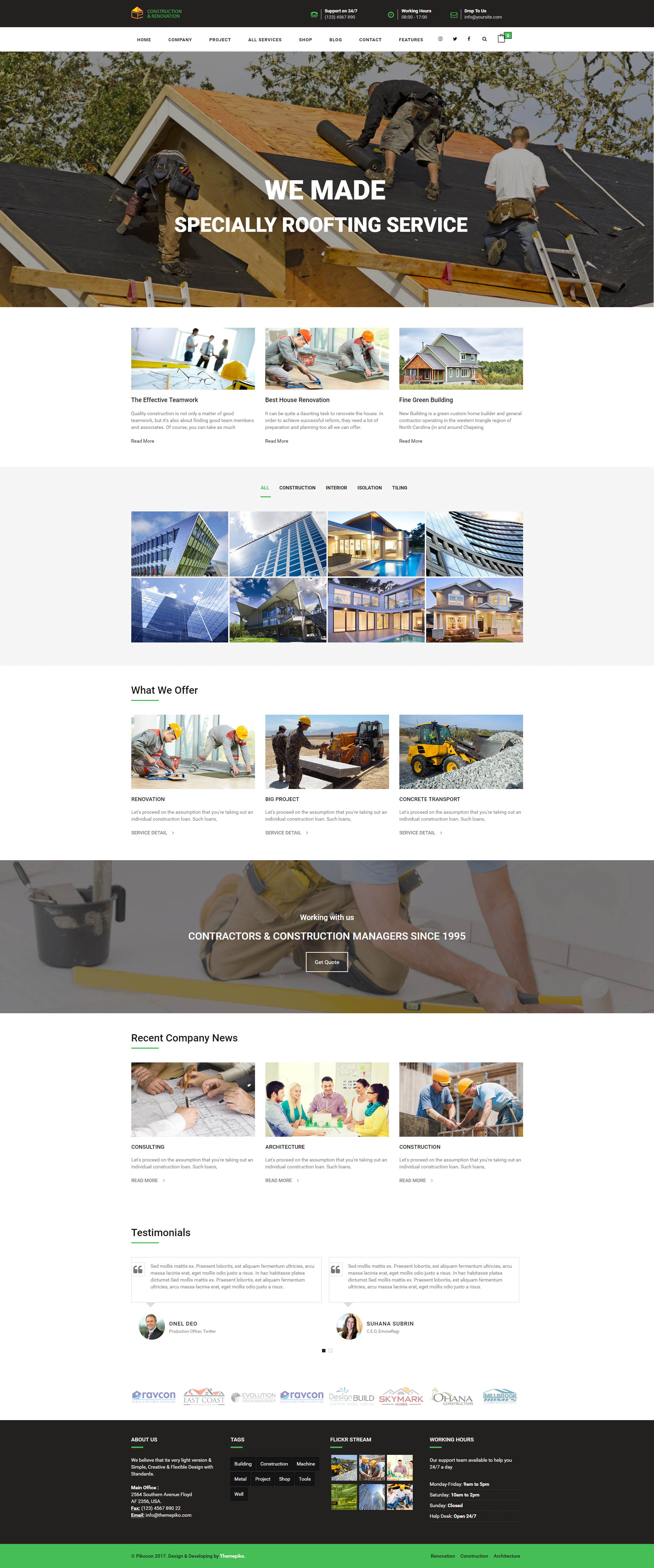 Pikocon - Construction WordPress Theme by themepiko | ThemeForest