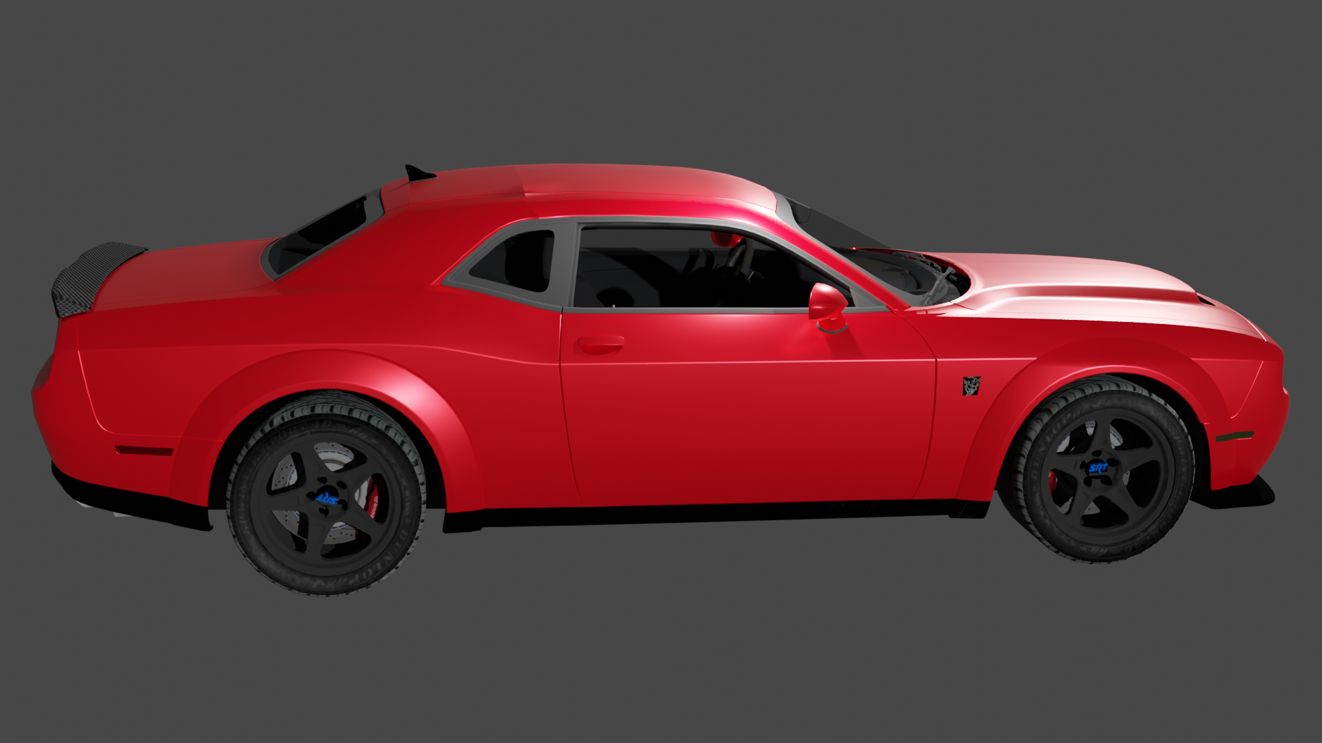 Dodge Challenger SRT Hellcat Redeye 3D Model by aaronnghm9999 | 3DOcean